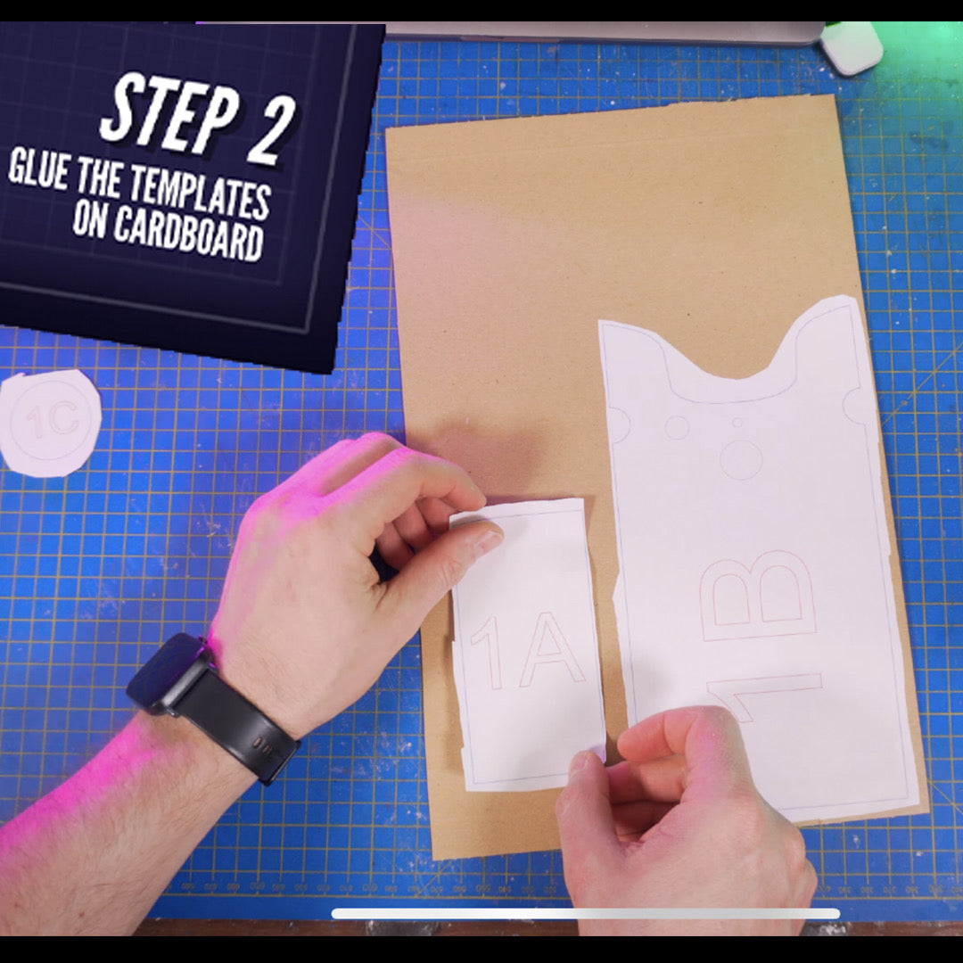 Anakin Lightsaber TEMPLATES for cardboard DIY – Epic Cardboard Props