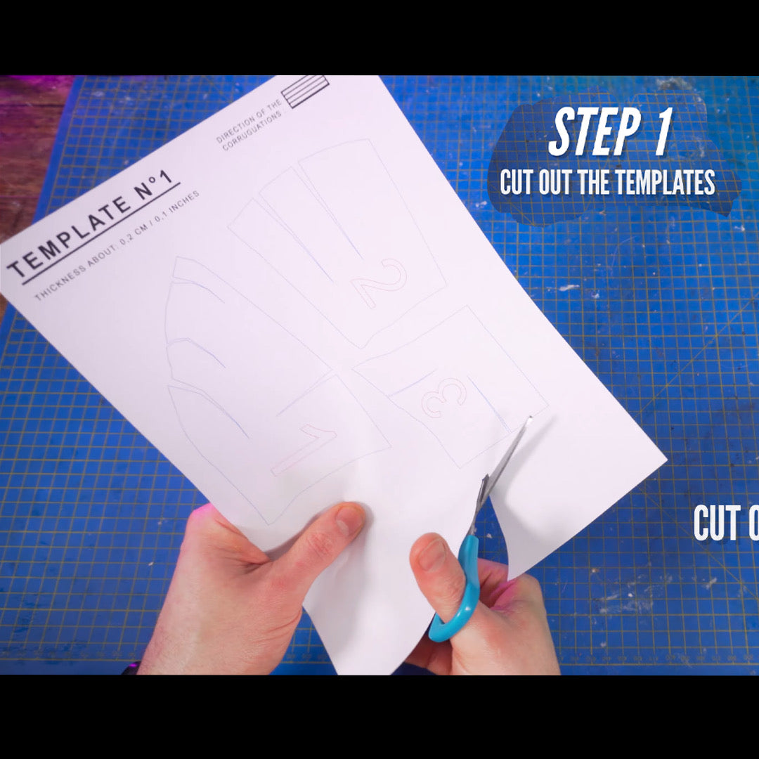 Deadpool mask TEMPLATES for cardboard DIY – Epic Cardboard Props