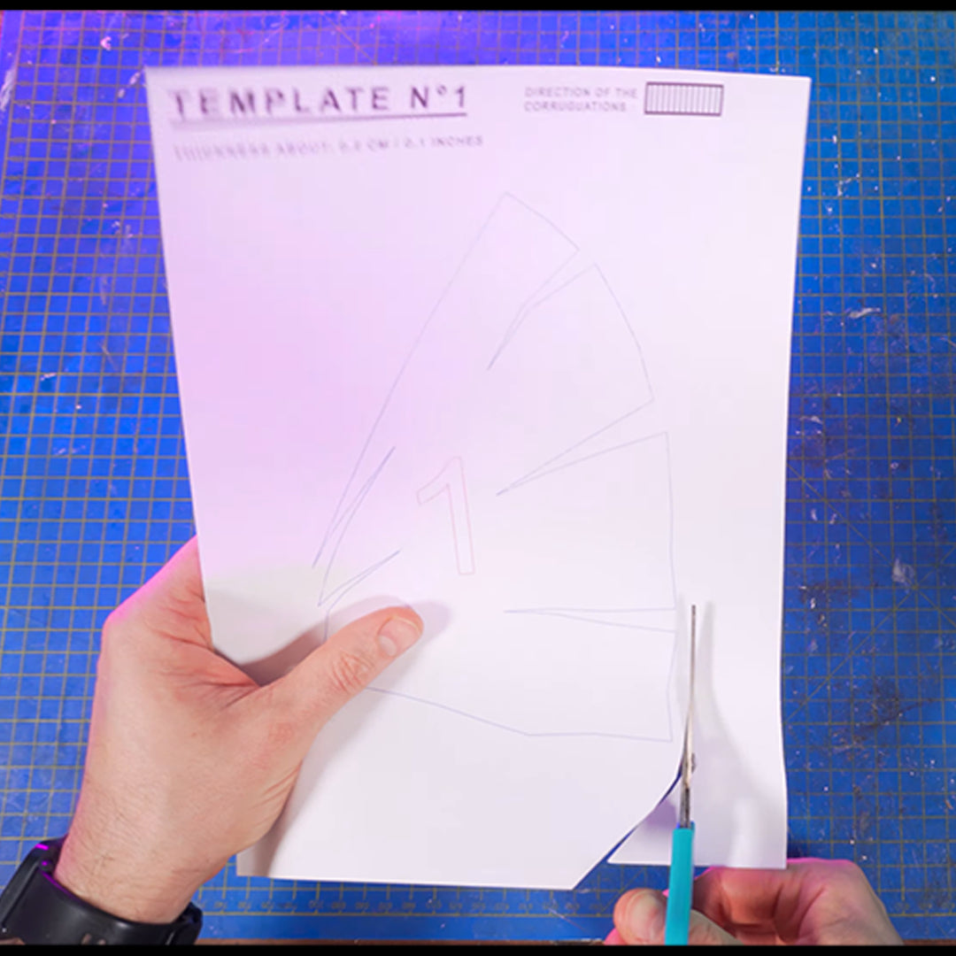 Venom Mask TEMPLATES for cardboard DIY – Epic Cardboard Props