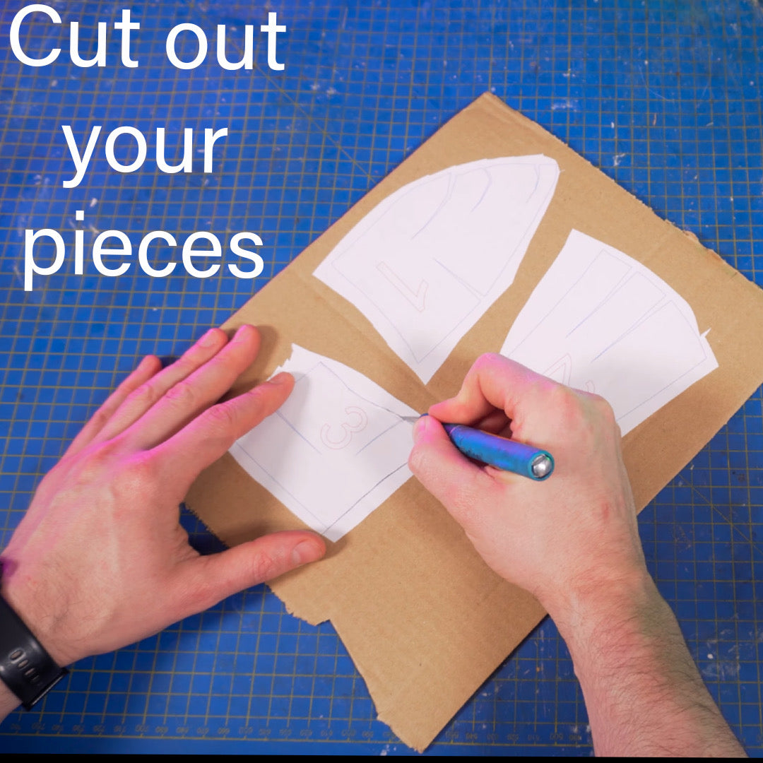 Deadpool mask TEMPLATES for cardboard DIY – Epic Cardboard Props