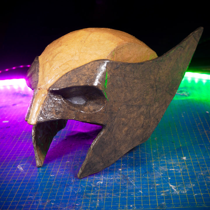 Wolverine mask TEMPLATES for cardboard DIY – Epic Cardboard Props