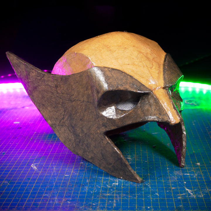 Wolverine mask TEMPLATES for cardboard DIY – Epic Cardboard Props