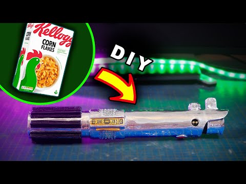 Anakin Lightsaber TEMPLATES for cardboard DIY – Epic Cardboard Props