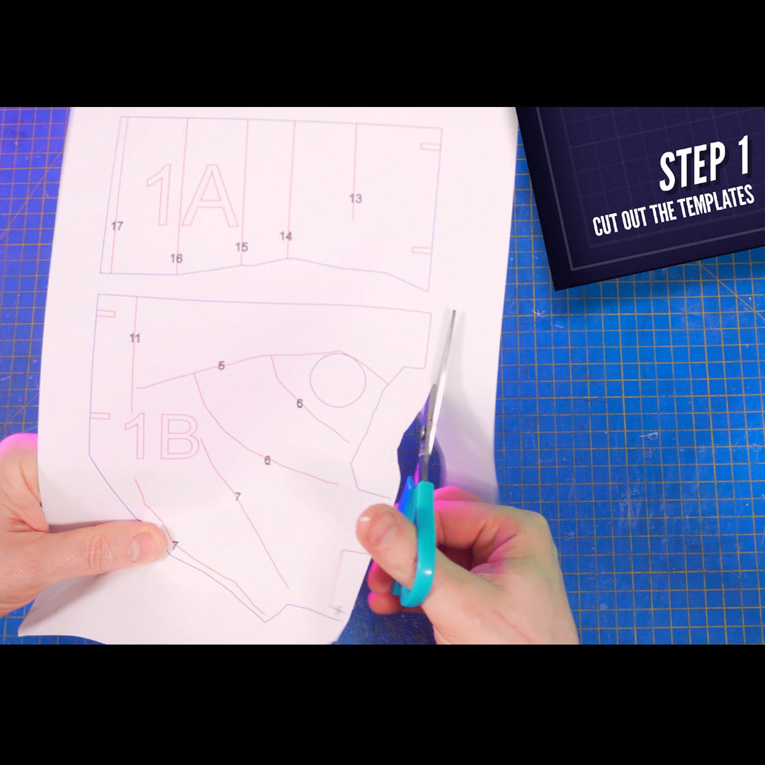 Predator Mask TEMPLATES for cardboard DIY – Epic Cardboard Props