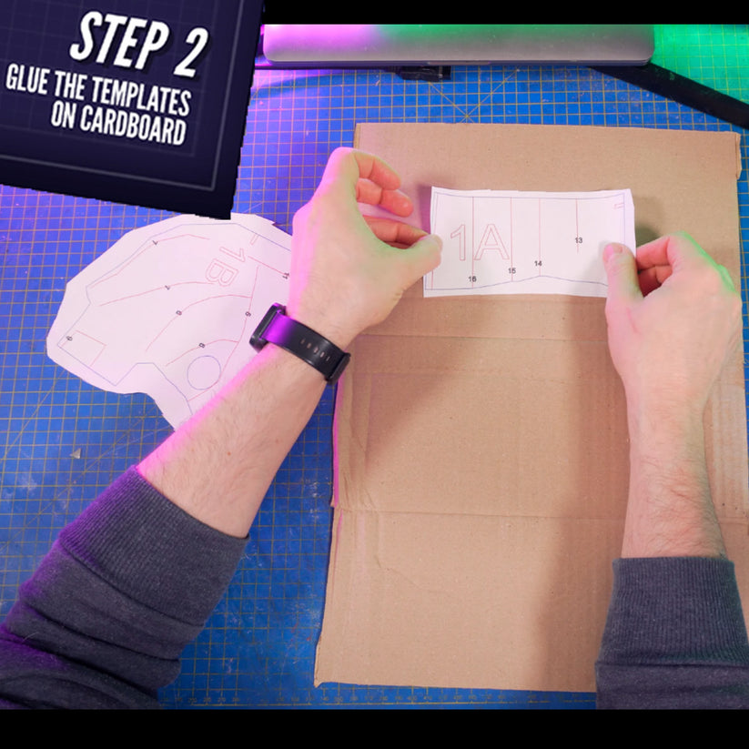 Predator Mask TEMPLATES for cardboard DIY – Epic Cardboard Props