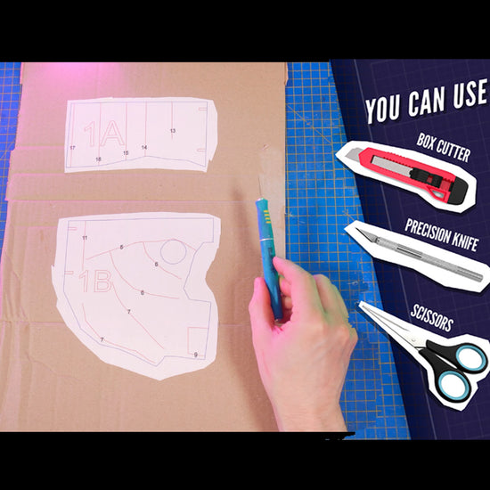 Predator Mask TEMPLATES for cardboard DIY – Epic Cardboard Props