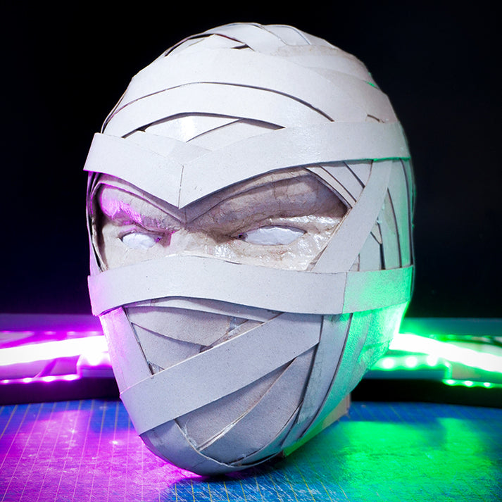 Moon Knight mask TEMPLATES for cardboard DIY – Epic Cardboard Props