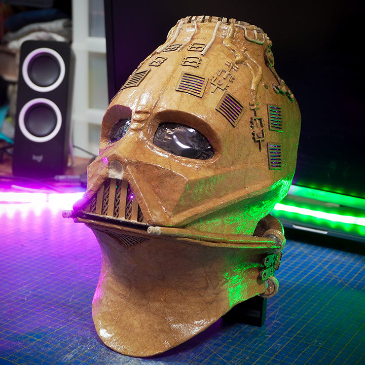 Darth Vader helmet TEMPLATES for cardboard DIY – Epic Cardboard Props