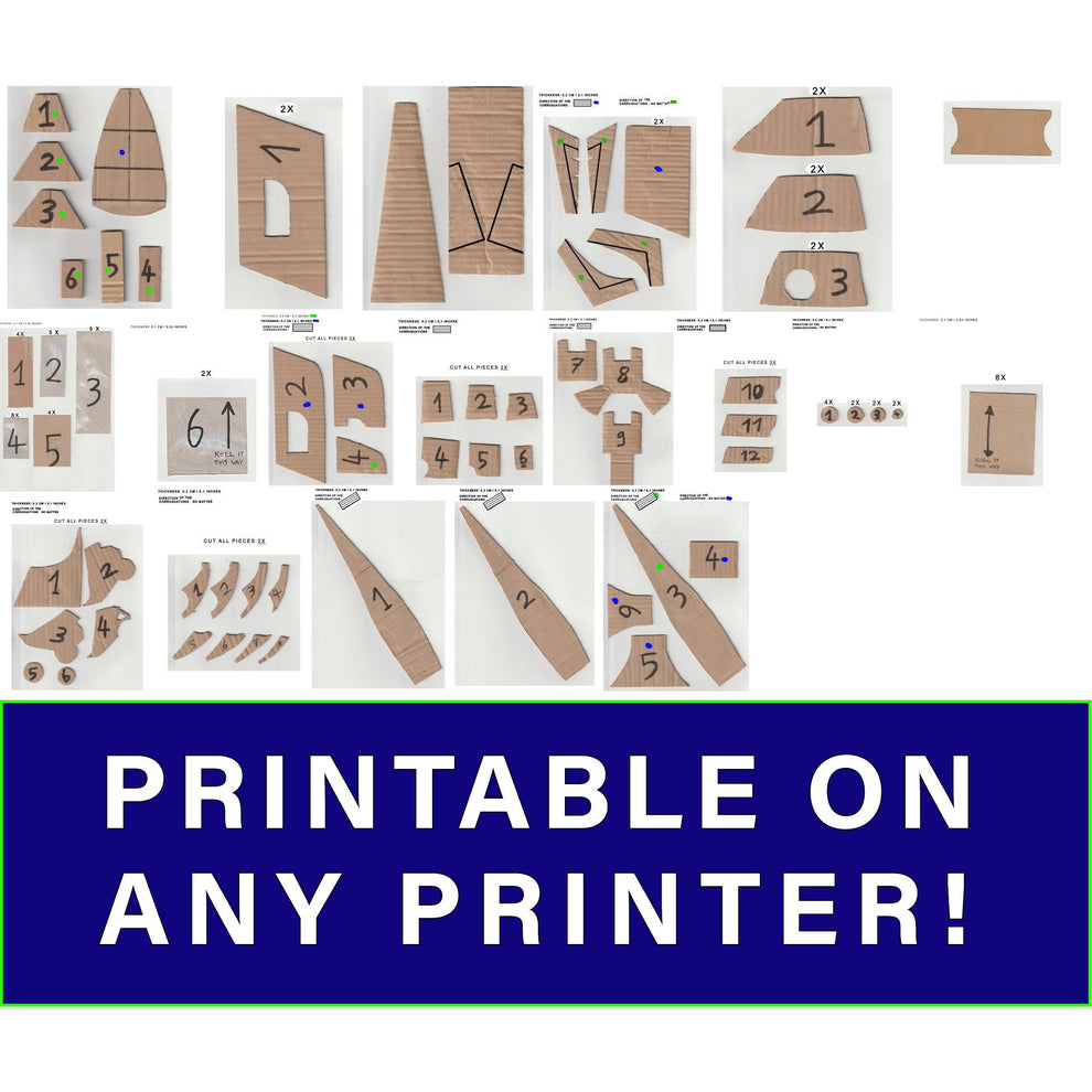 Bane Mask TEMPLATES for cardboard DIY – Epic Cardboard Props