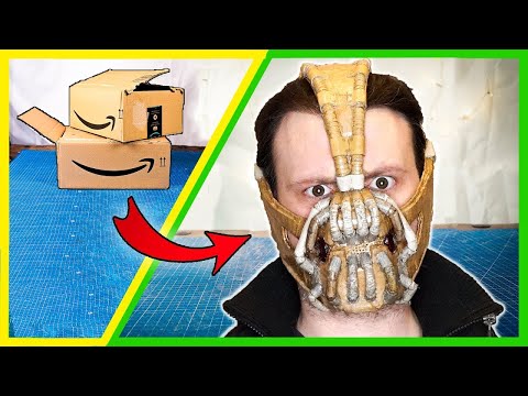 Bane Mask TEMPLATES for cardboard DIY – Epic Cardboard Props